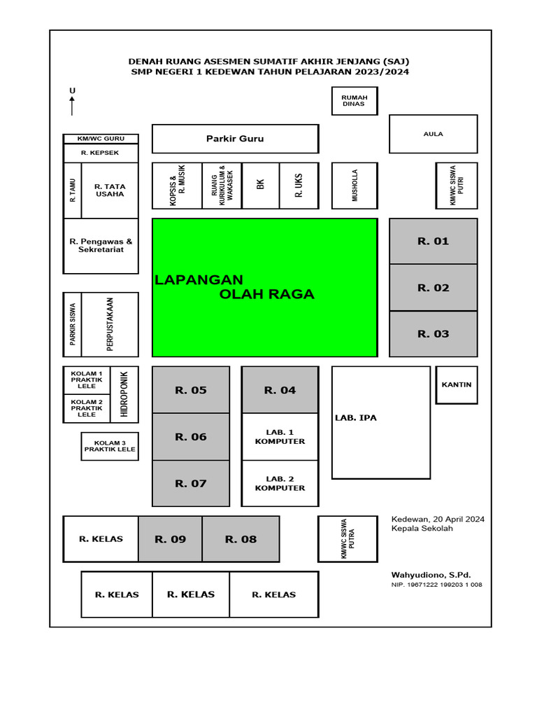 Denah SAJ 2023-2024 | PDF
