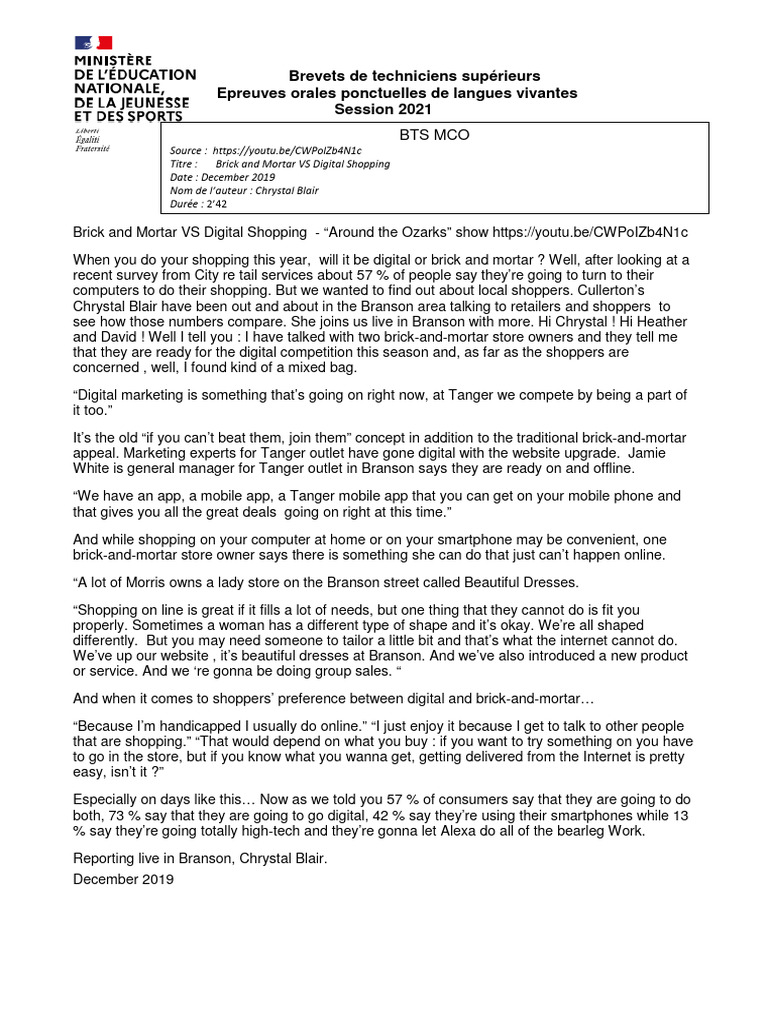 03 - Brick and Mortar Trame Supports Crits (SCRIPT) | PDF | Brick And ...