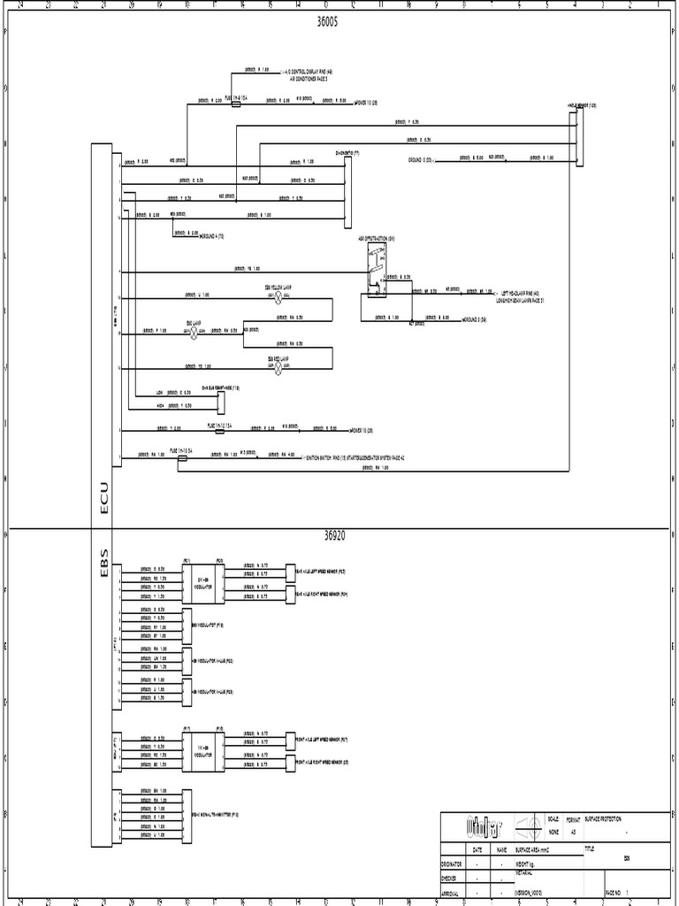 OTOKAR Navigo U T Euro 6 Esquema EBS | PDF | Motor Vehicle | Equipment