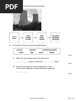 Grade 7 Ns Term 3 Test Assessment | PDF | Heat | Electricity Generation