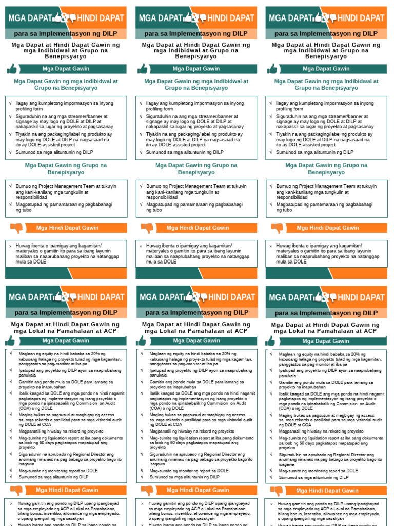 DILP DOs and Dont | PDF