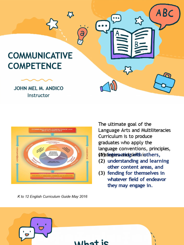 Communicative-Competence Final | PDF | Linguistics | Communication