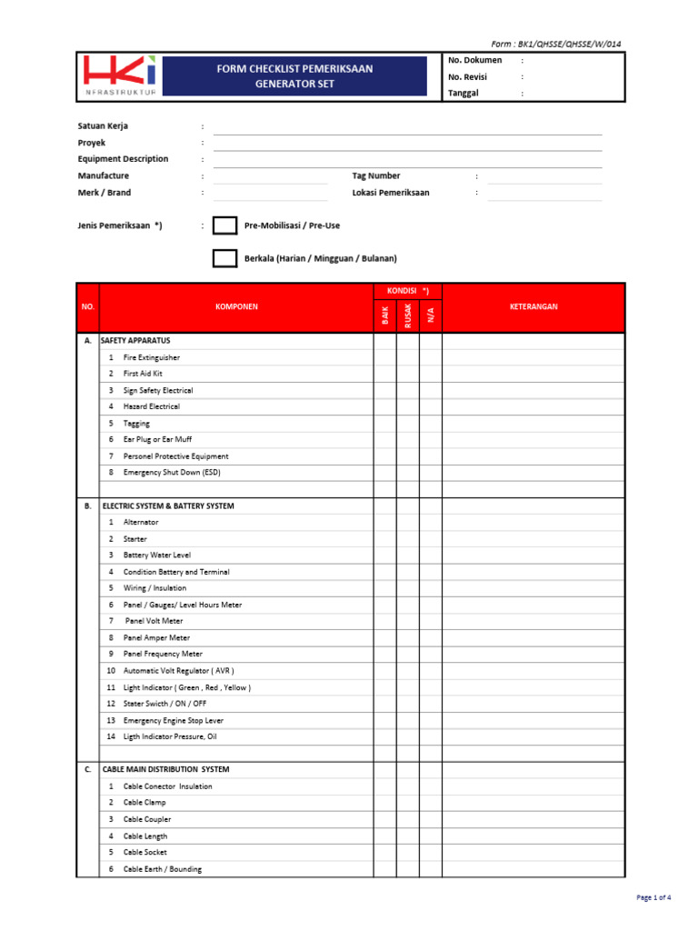 Checklist Alat 3 | Download Free PDF | Electrical Connector ...