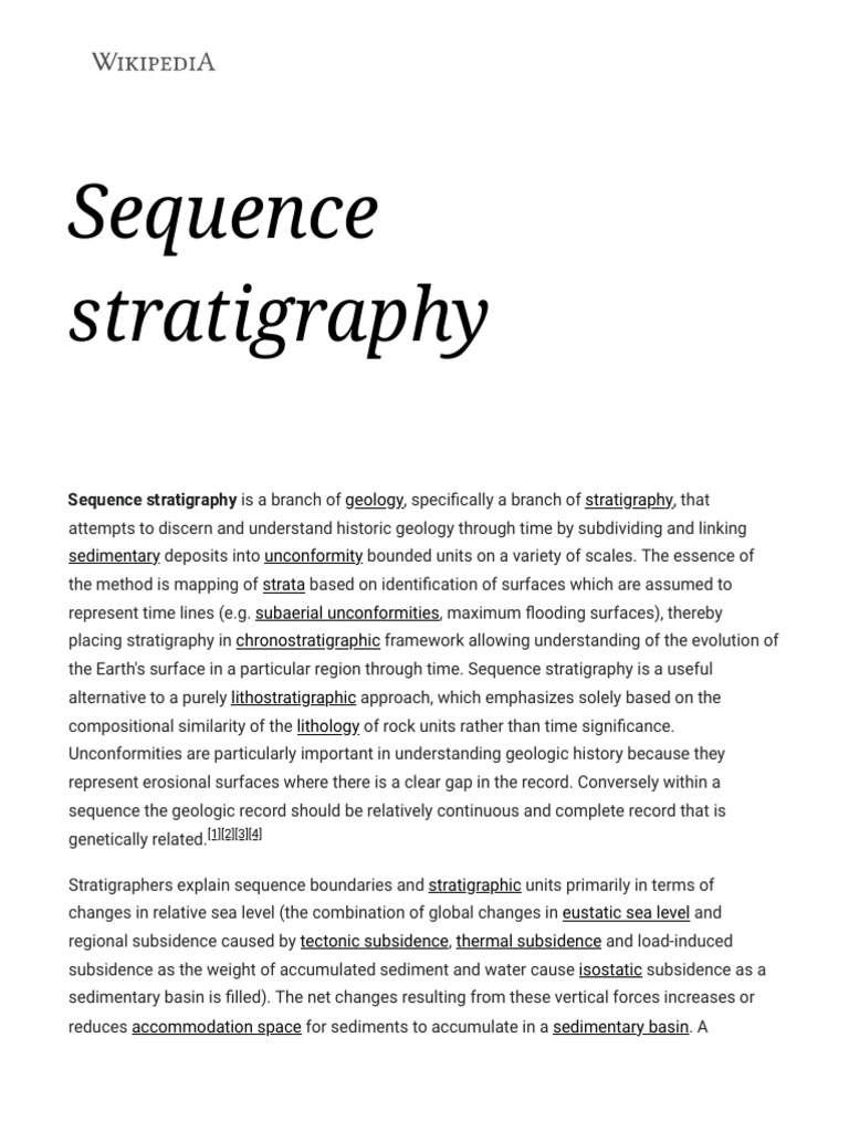 Understanding Sequence Stratigraphy | PDF | Earth Sciences | Geology