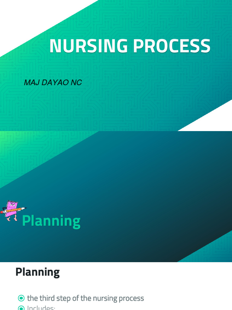 Nursing Process: Planning and Prioritization | PDF | Nursing | Health Care