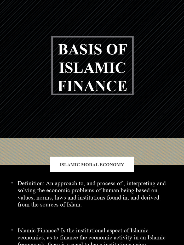Foundations of Islamic Finance Explained | PDF | Islamic Banking And Finance | Islamic Ethics