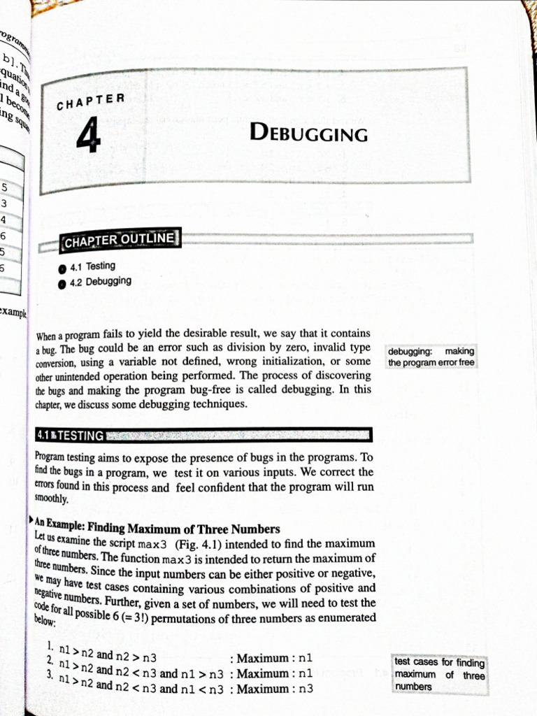 CH4 - Debugging | PDF