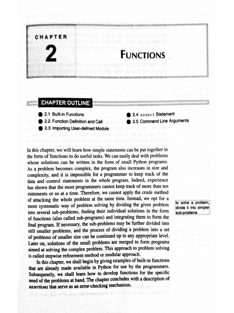 CH2 - Functions | PDF