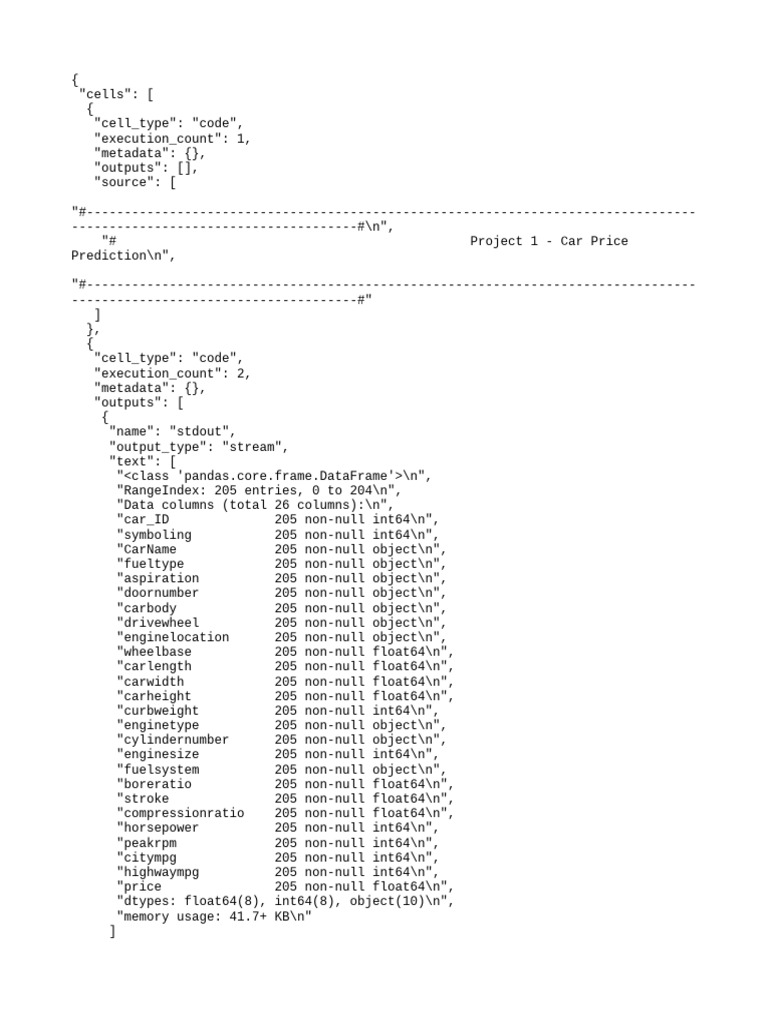 Car Price Prediction | PDF | Car | Sedans