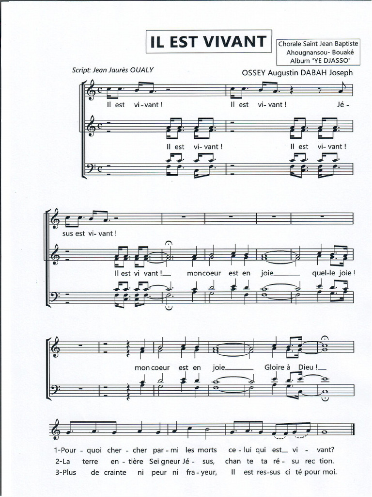Il Est Vivant | PDF