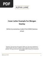 JP Morgan Cover Letter Example | PDF