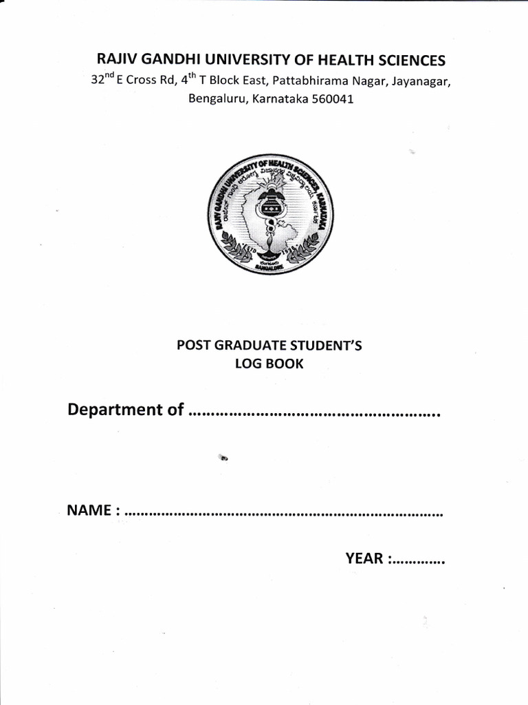 Log Book PG | PDF | Thesis | Science