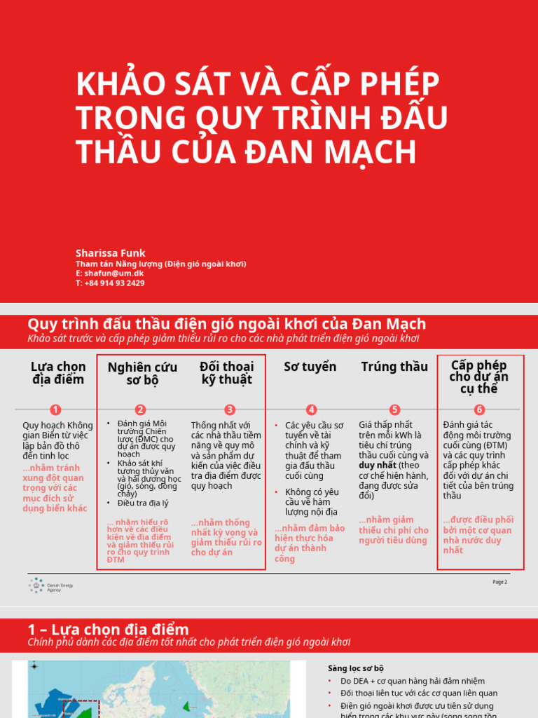 7. Khảo sát & cấp phép trong quy trình đấu thầu của Đan Mạch SPOWP 2022 - -VNE | PDF