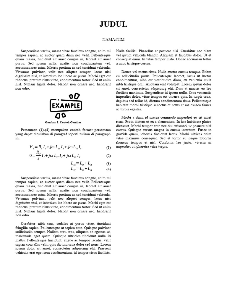 Template Tugas Pengganti Kuliah Hari Libur | PDF
