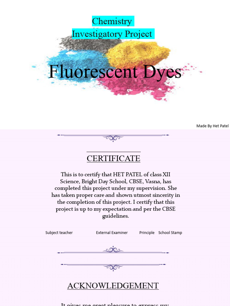 Chem | PDF | Dye | Chemical Compounds