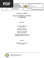 Clean Up Drive Activity Design Template | PDF