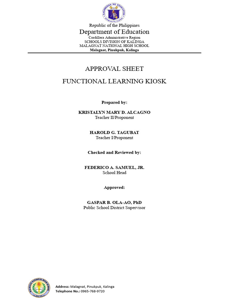 Kiosk Project Proposal | PDF