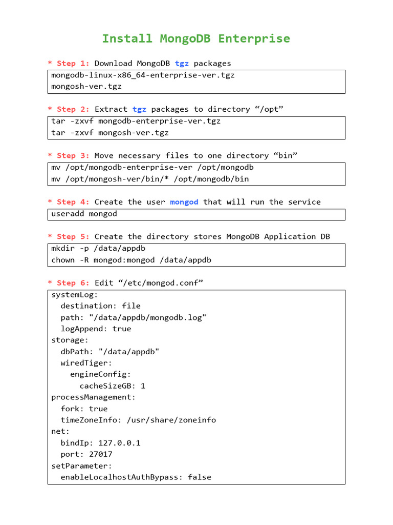 Ops Manager Installation | PDF | Mongo Db | Installation (Computer Programs)