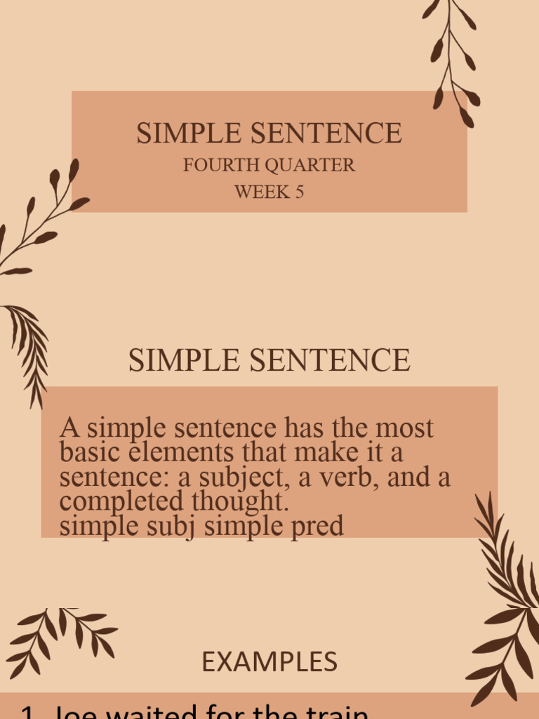 q4 Kinds of Sentences | PDF | Subject (Grammar) | Sentence (Linguistics)