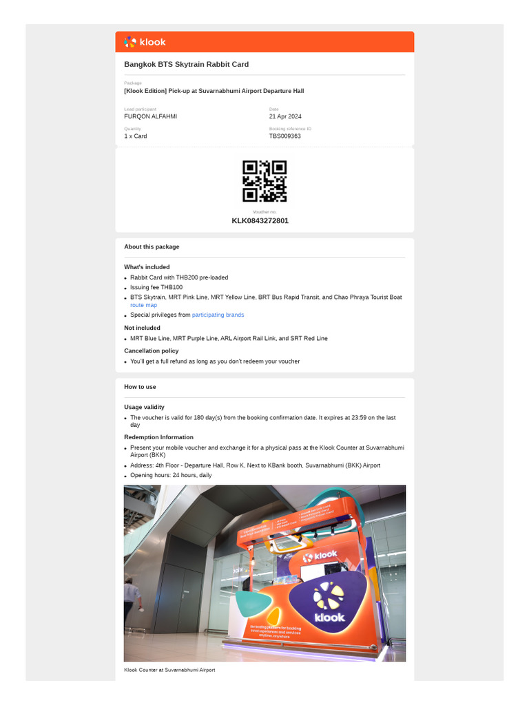 Klook Voucher | PDF