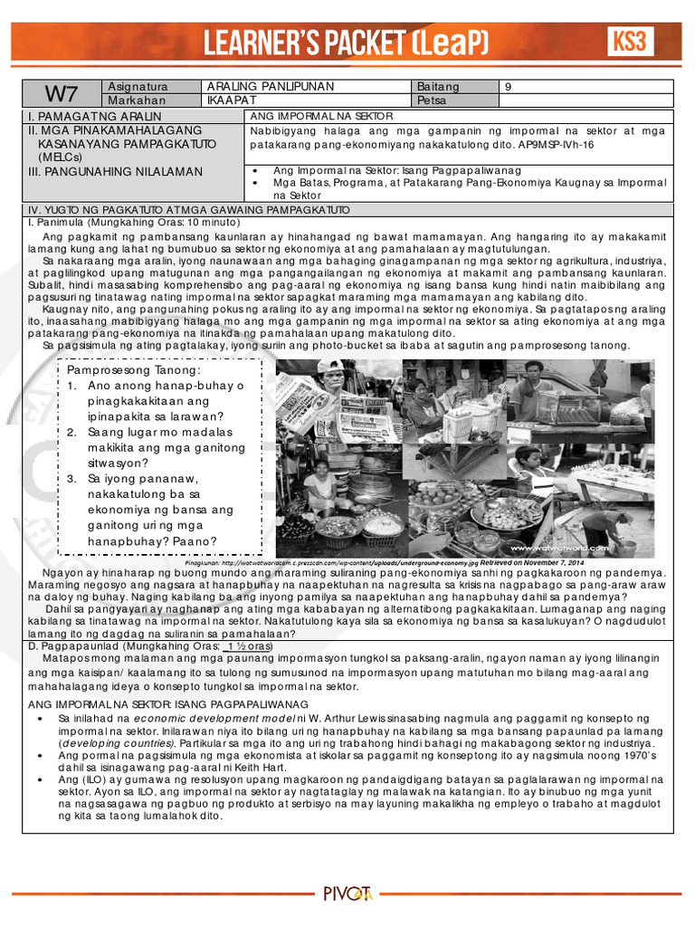 Q4 AP 9 Week 7 | PDF