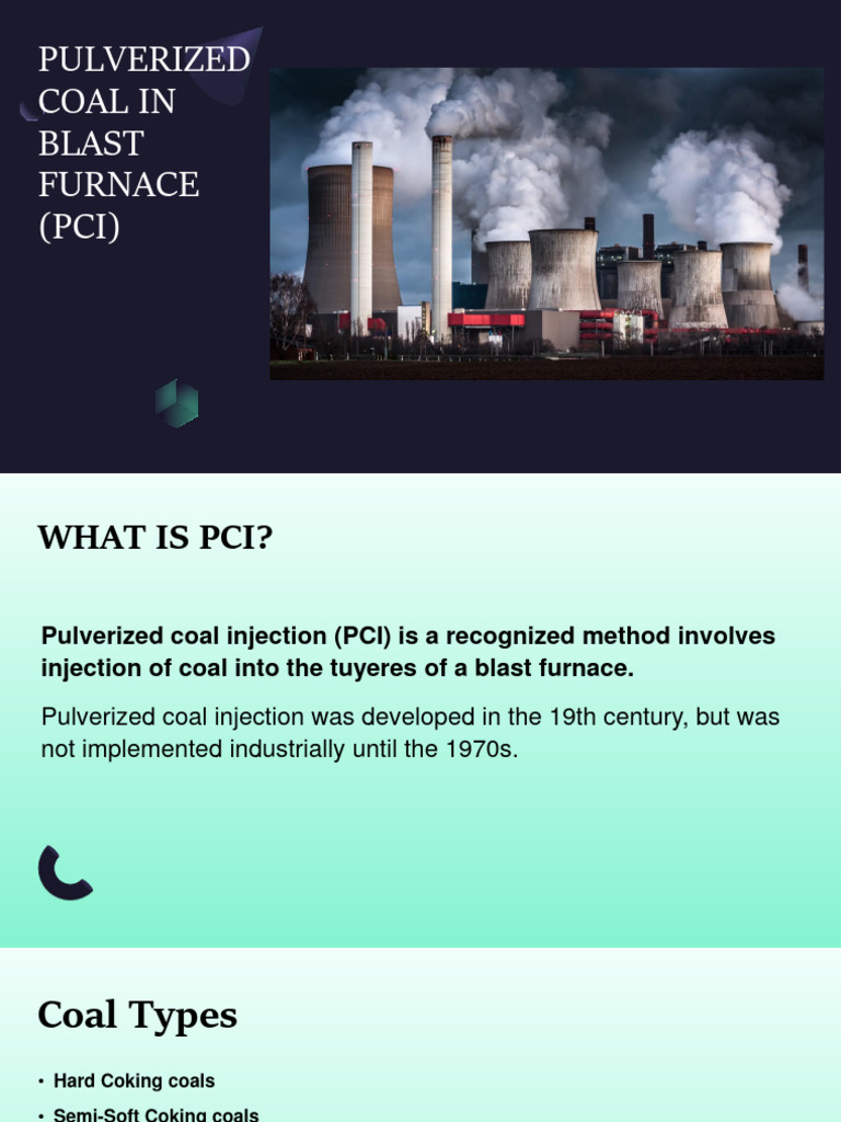 Pulverized Coal Injection in Blast Furnace | PDF | Coal | Coke (Fuel)