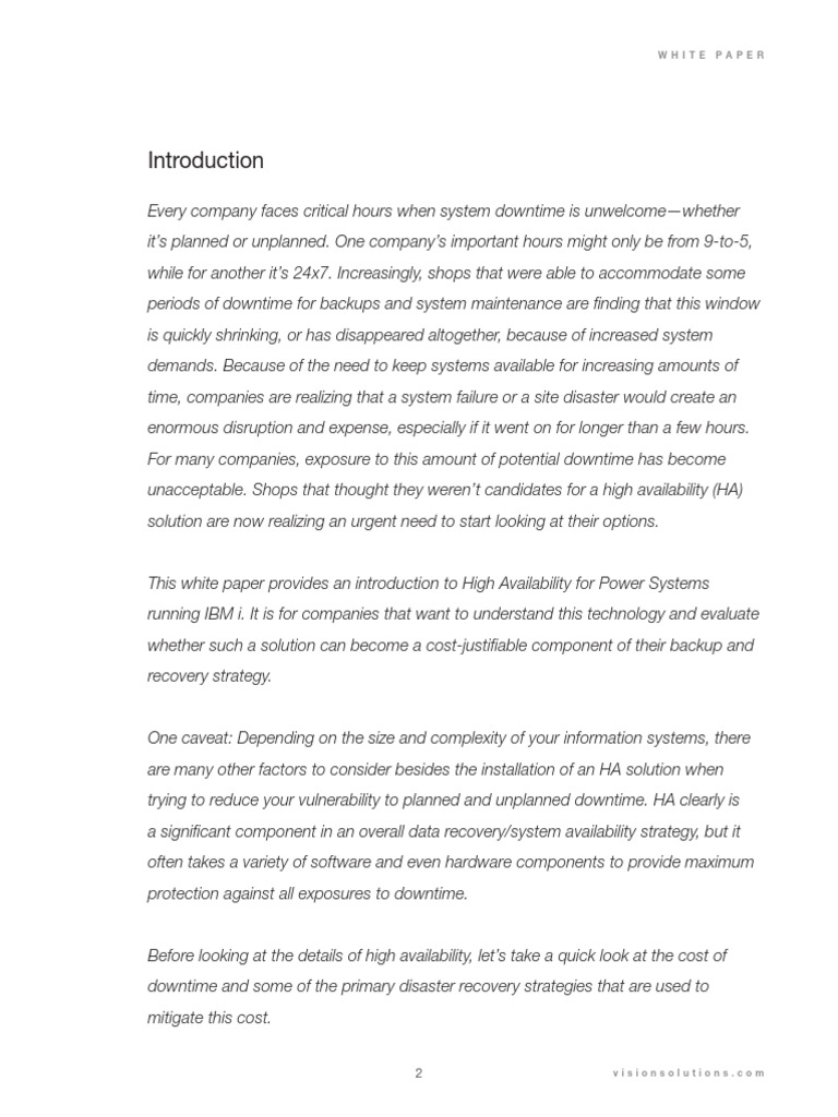 Iseries Ha DR Understanding The Basics | PDF | Replication (Computing ...