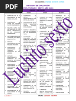 3ro Criterios de Evaluación | PDF | Higiene