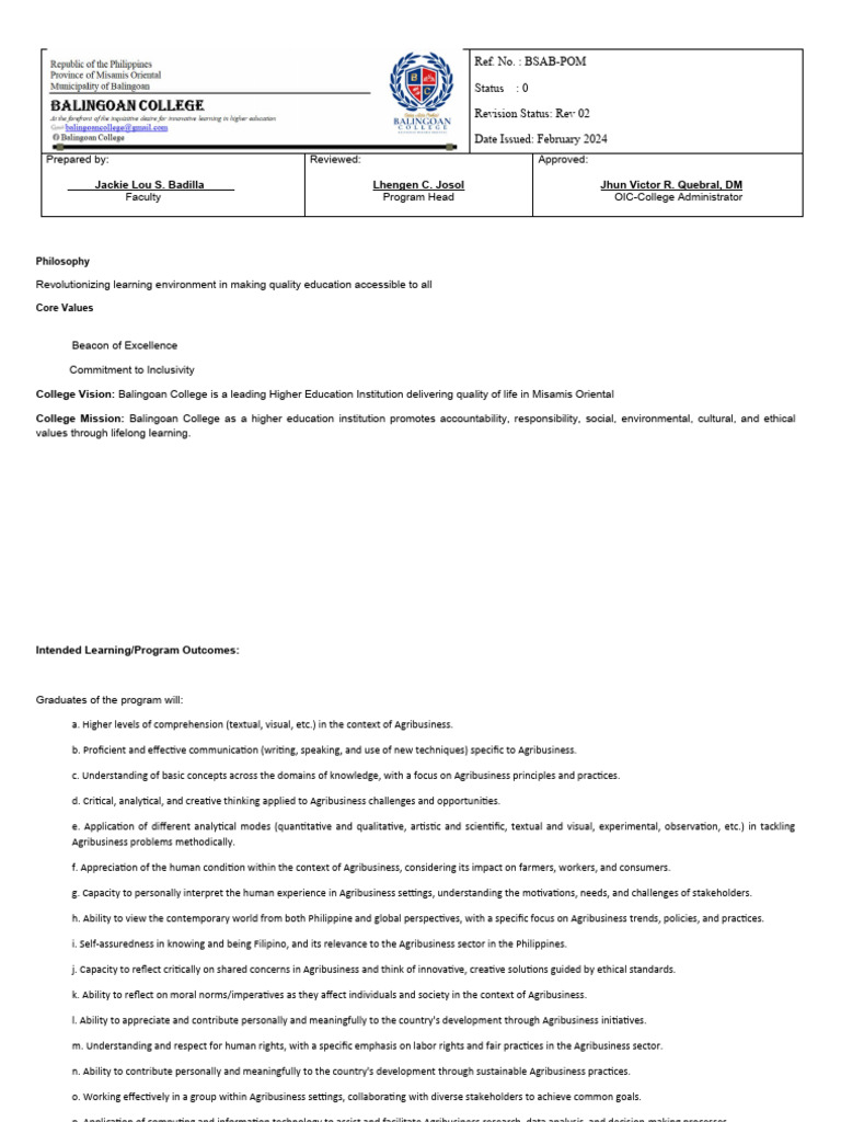 BSAB-Introduction To Production and Operation Management .. | PDF | Learning | Cognition