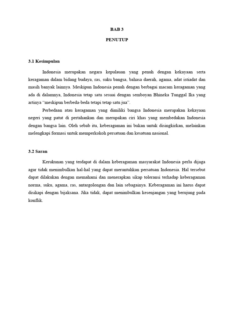 BAB 3 Penutup | PDF