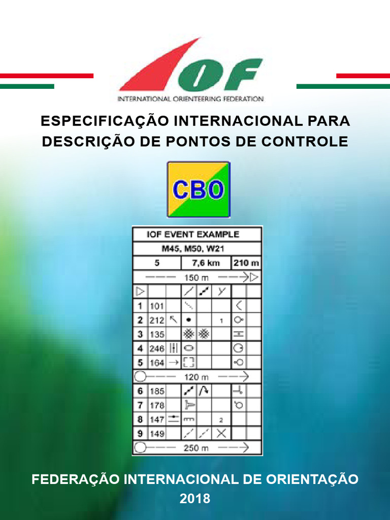 3 - Especificação Internacional para Mapas de Controle (ISCD) IOF ...