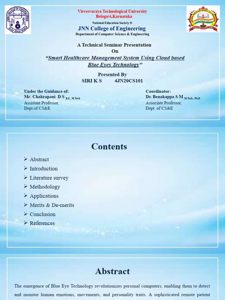 Technical Seminar | PDF | Internet Of Things | Monitoring (Medicine)