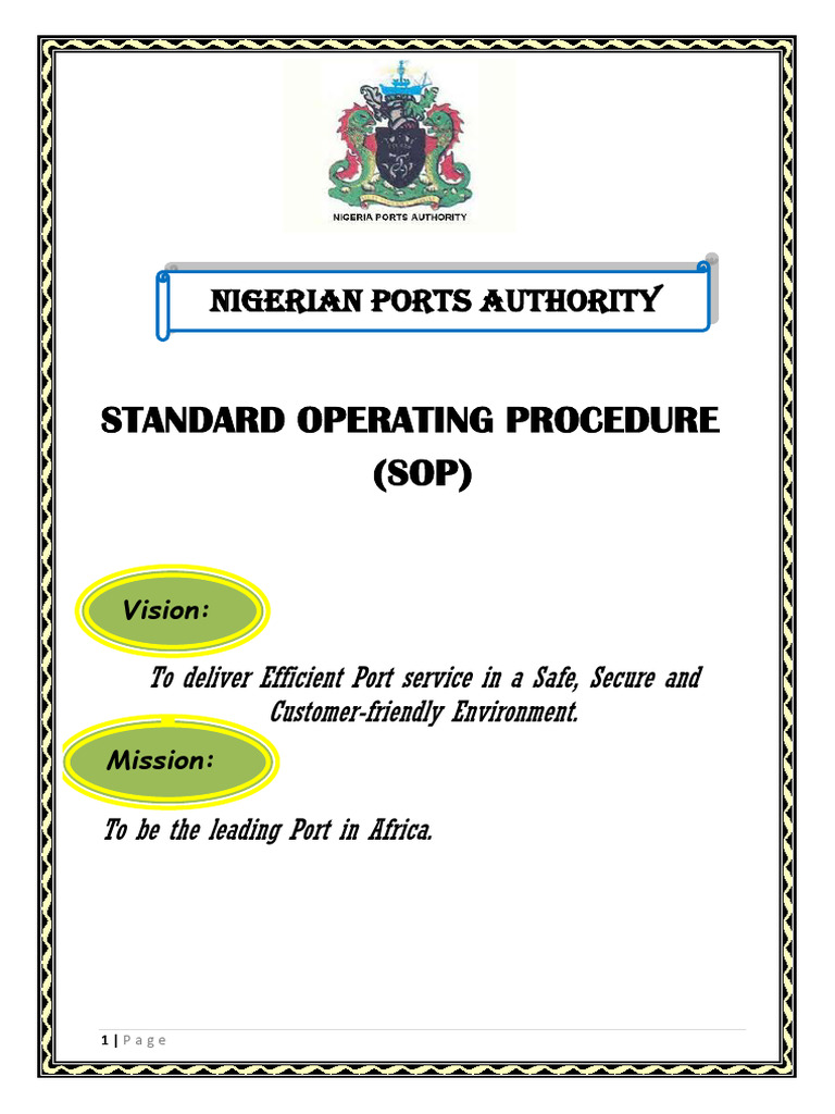 Standard Operating Procedure | PDF | Bookkeeping | Receipt