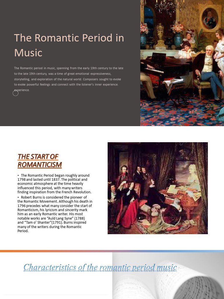The Romantic Period in Music | PDF | Orchestras | Musical Instruments