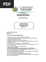 Grade 12 Mapwork Task 2024 | PDF | Topography | Geographic Information ...