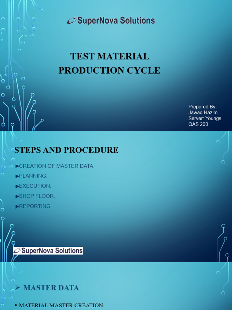 Test PP Cycle Presentation (Jawad) | PDF | Technology & Engineering