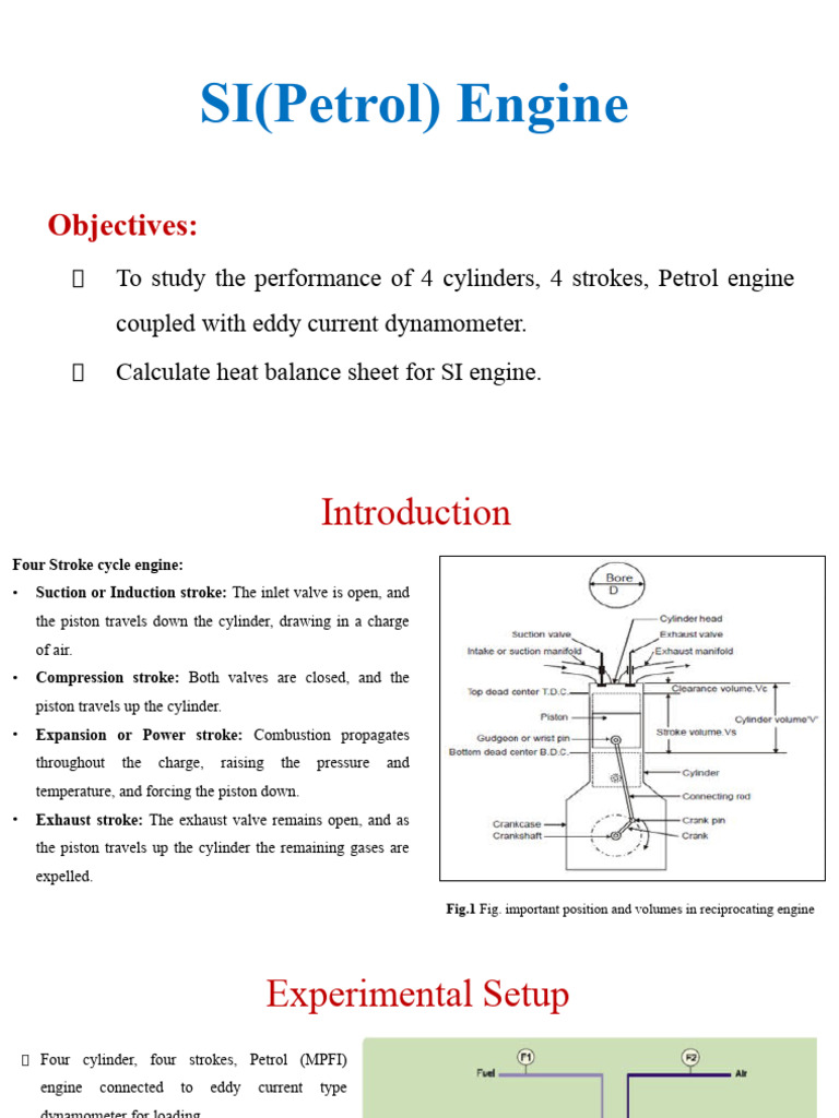 SI Engine | PDF | Internal Combustion Engine | Engines