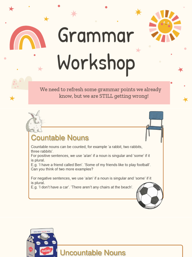 Grammar Workshop | Download Free PDF | Noun | Adjective