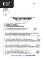 Uace Divinity Paper 2 | PDF | Jesus | Paul The Apostle