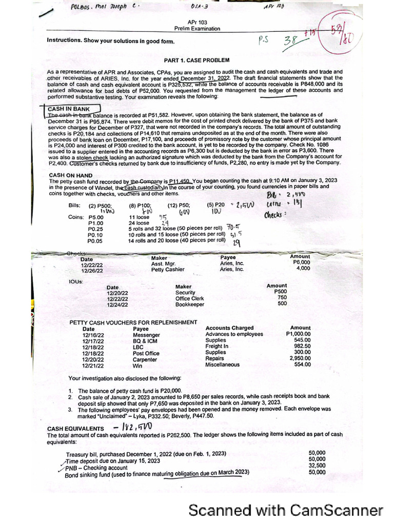 103 Prelims and Midterms | PDF