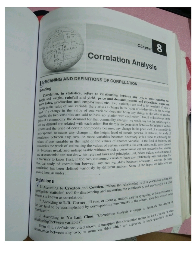 Correlation Theory | PDF