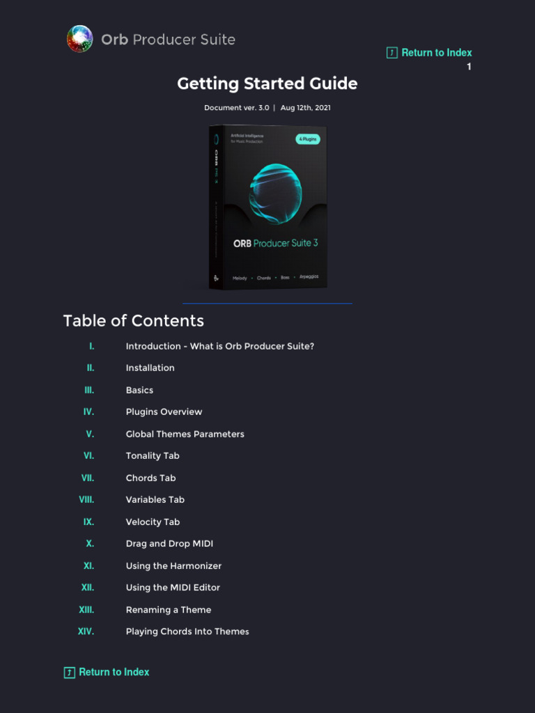 Getting Started with Orb Producer 3.0 | PDF | Computing | Musicology