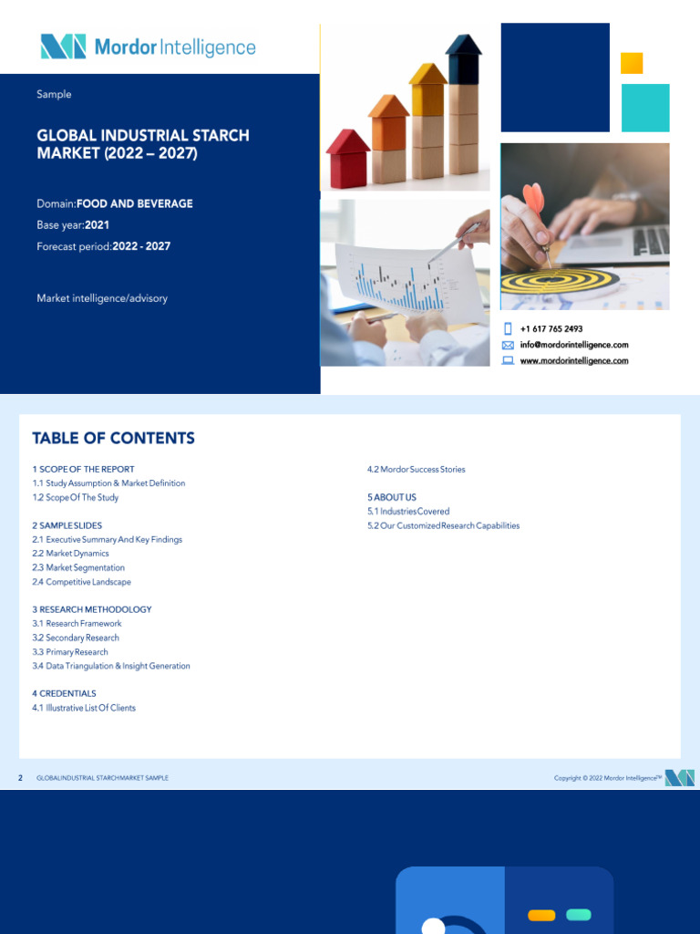 Sample - Global Industrial Starch Market (2022 - 2027) - Mordor Intelligence | PDF