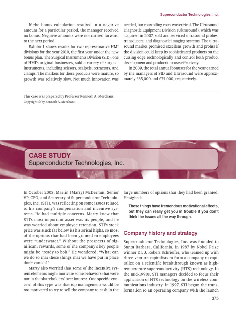 Super Conductor | PDF | Employee Stock Option | Option (Finance)