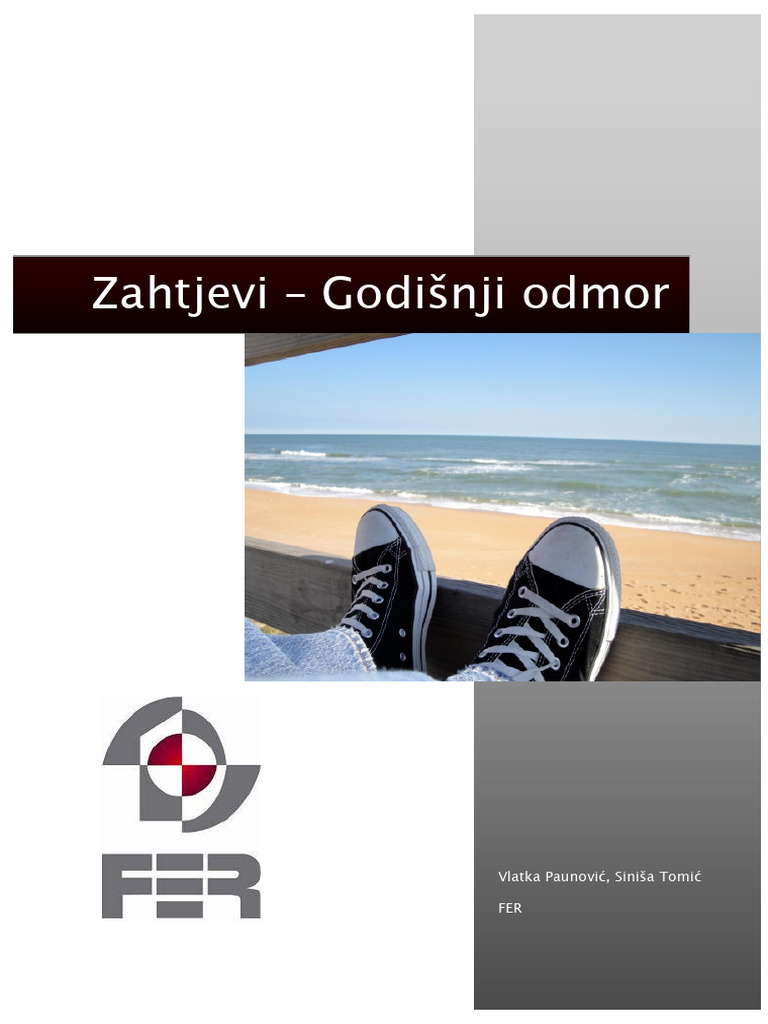 Zahtjevi-Godisnji Odmor | PDF