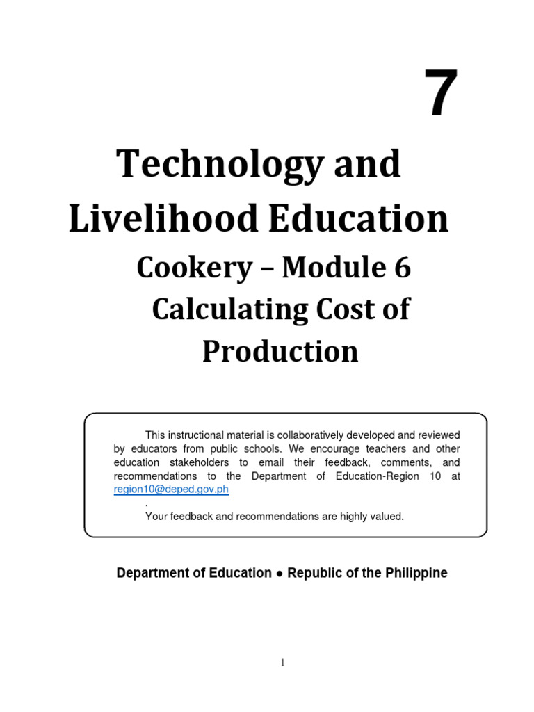 Quarter 4 Module 6 Learning Module and Activity Sheet | PDF | Teaspoon ...