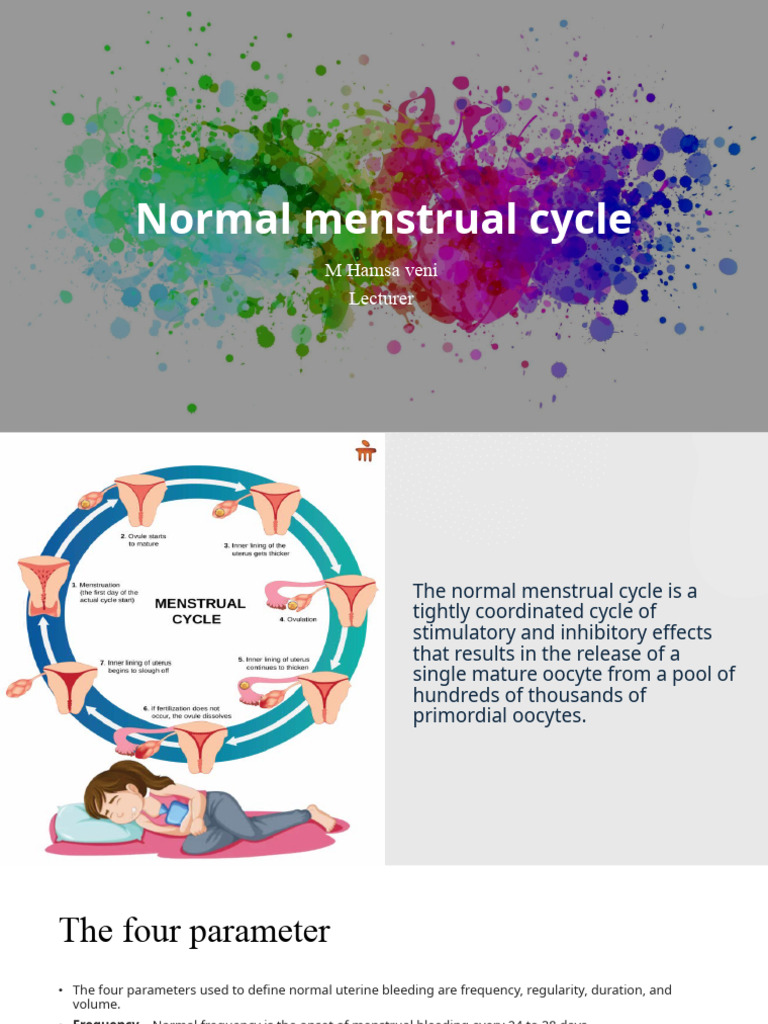 Understanding the Normal Menstrual Cycle | PDF | Menstrual Cycle ...