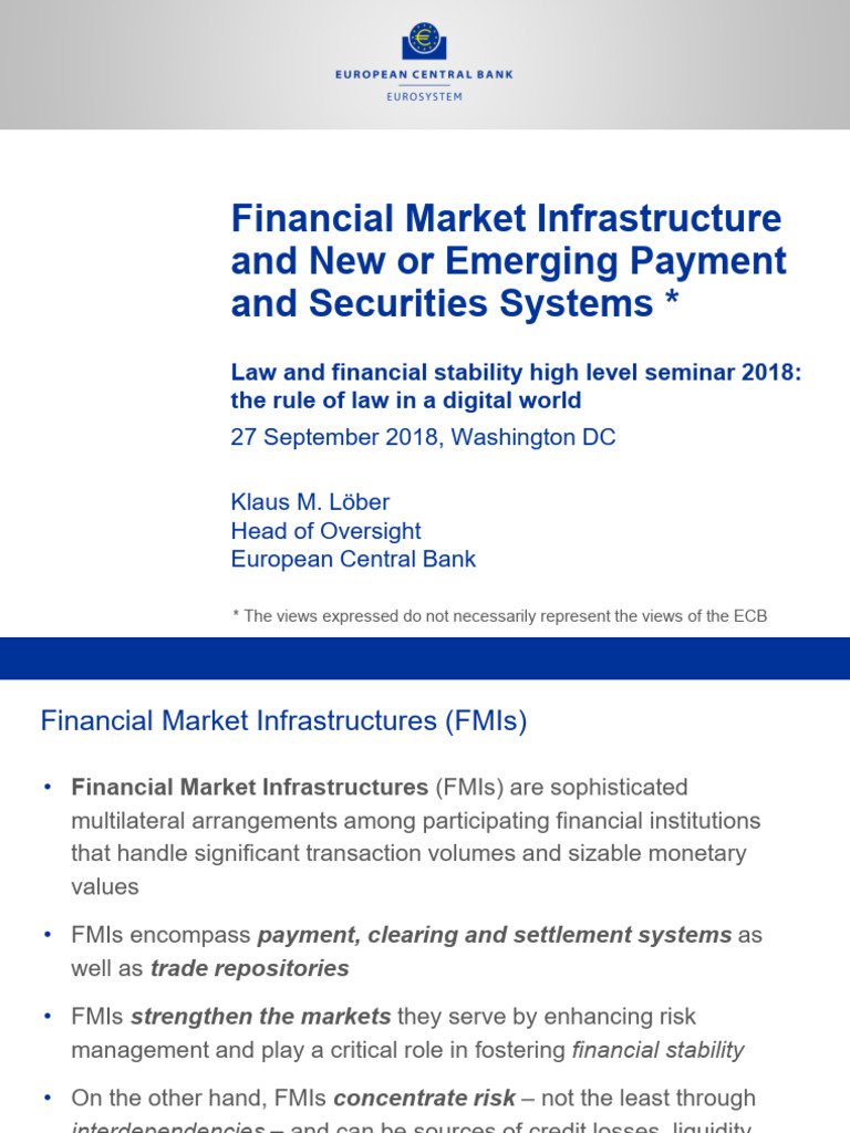 Principles For Financial Market Infrastructure – KKSURC