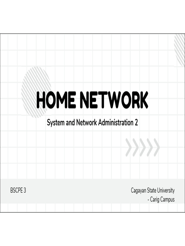 1 Home Networking Pdf Wireless Lan Computer Network