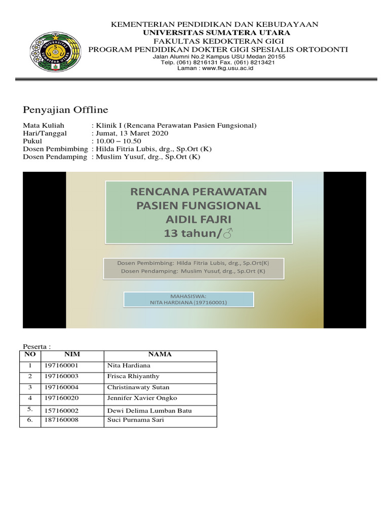 Absen RP, Lapsus Nita | PDF